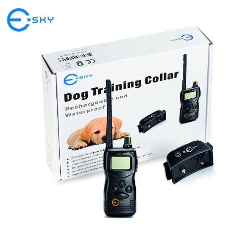 Esky EP-1000R-B1 1000M Range Waterproof Rechargeable LCD Remote Shock ...