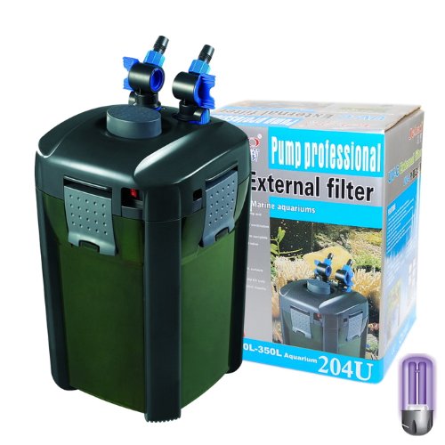 Jebao 204U 5-Stage Canister Filter with UV-C 9W, 317 GPH - Pet Lovers ...