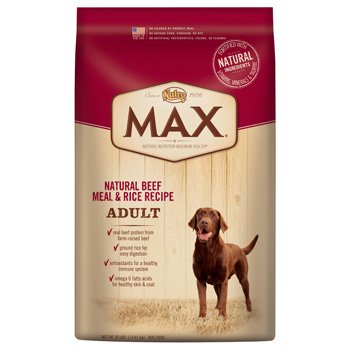 Max Dog Natural Beef Meal and Rice Recipe Adult Dog Food, 30-Pound ...