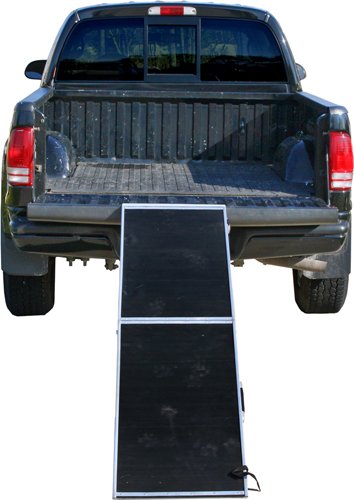 82" Lightweight Extra Wide Folding Aluminum Pet Ramp - Pet Lovers Center