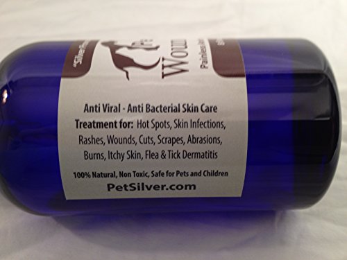 Pet Silver Wound Spray (4 oz) Chelated Silver Spray 50 ppm ...