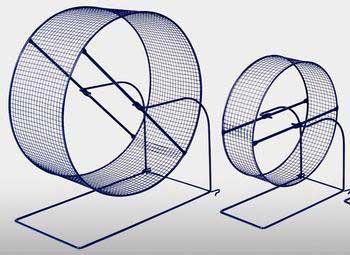 Prevue Pet Products Wire Mesh Ferret Wheel 11in Assorted Colors - Pet ...